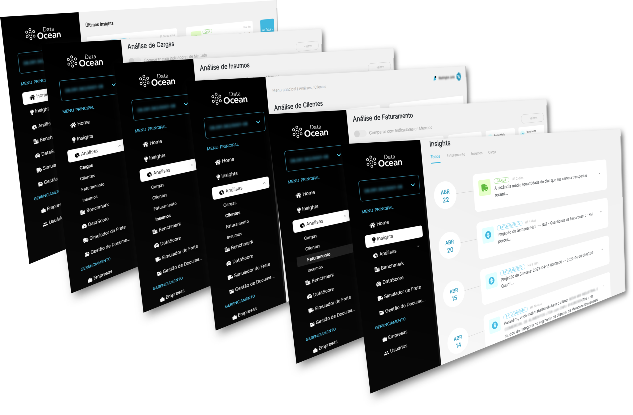DataOcean Trucks para Transportadores DataOcean